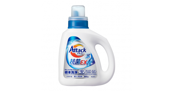 KAO花王 ATTACK 3X三重去渍抗菌酵素洗衣液 880g